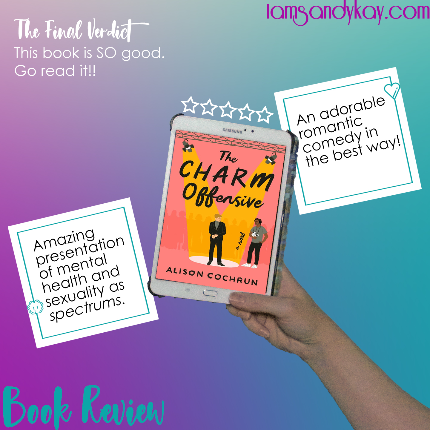 Book Review – The Charm Offensive – I am Sandy Kay