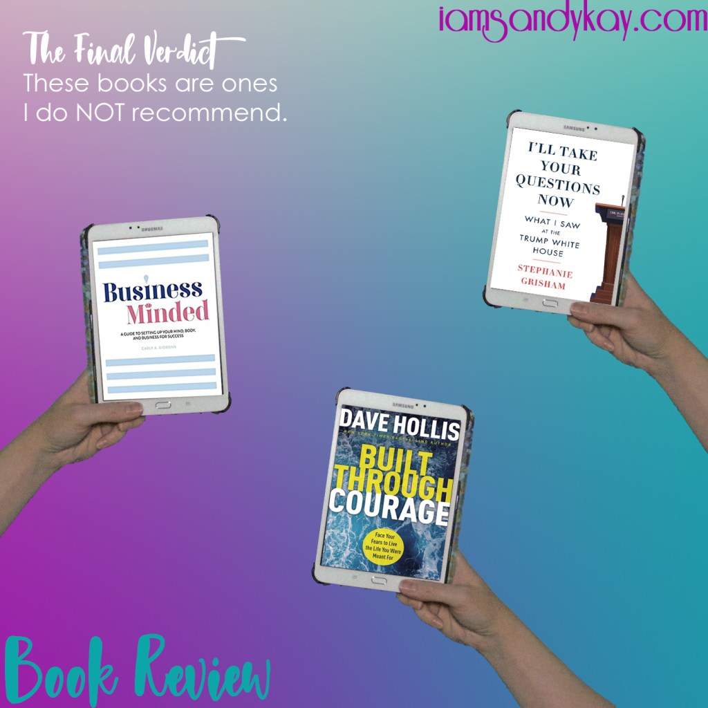Book Review – Three Recent Book Fails – I am Sandy Kay
