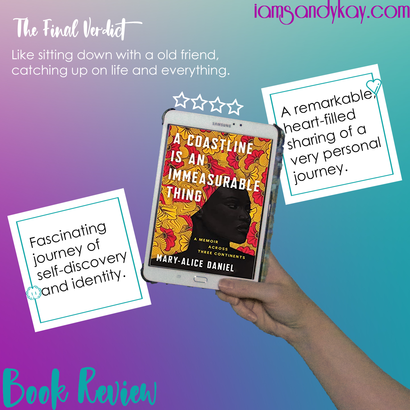 Book Review – A Coastline Is an Immeasurable Thing – I am Sandy Kay